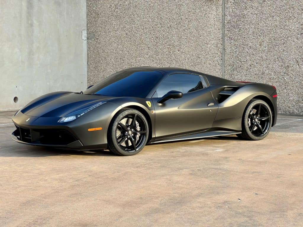 Ferrari 458 Spider Matte Black